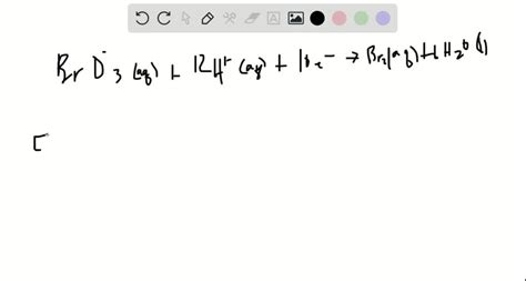 The Standard Reduction Potential Of O3 G To O2 G Is 207 V Write