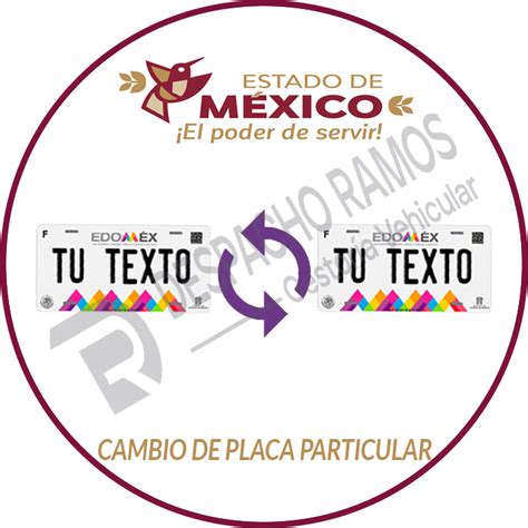 Cambio De Placa Particular En El Edo Mex 2025 Gestoría Vehicular