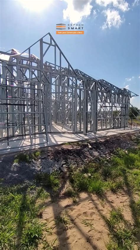 Casas Em Steel Frame Vídeo Casas Com Estrutura De Aço Construção