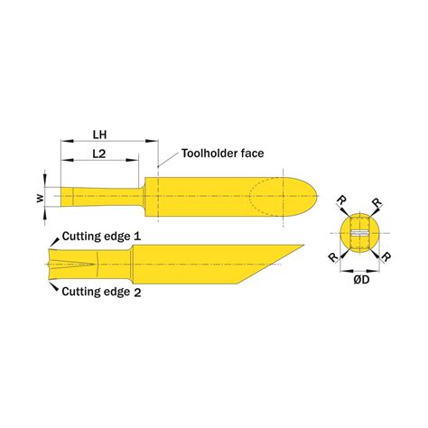 5x12x254mm Simcut Bf Broaching Inserts Cutwel Broaching Tool Supplier