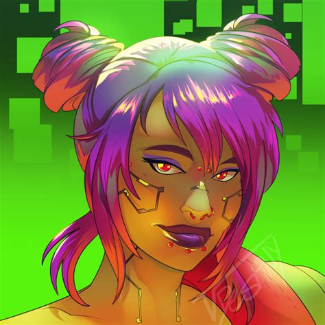 Cyberpunk Icon Commission — Weasyl Cyberpunk Icon Commission — Weasyl