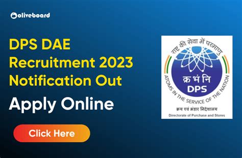 Dps Dae Recruitment 2023 Notification Out Apply Online