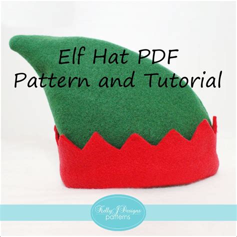 Elf Hat Pdf Sewing Pattern Etsy