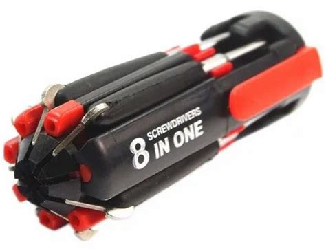 8 In 1 Multi Screwdriver With LED Portable Torch Tool Kit 13 X 4 5 X 4