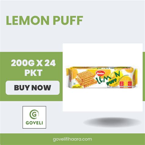 Lemon Puff 200g X 24 Pkt Goveli Fihaara