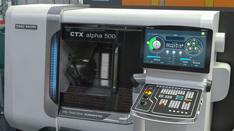 3d Dmg Mori Ctx Alpha 500 Cnc Turning Center 3d Molier International