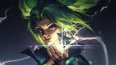 Zeri Art Lol 4k 1021f Wallpaper 4k Hd