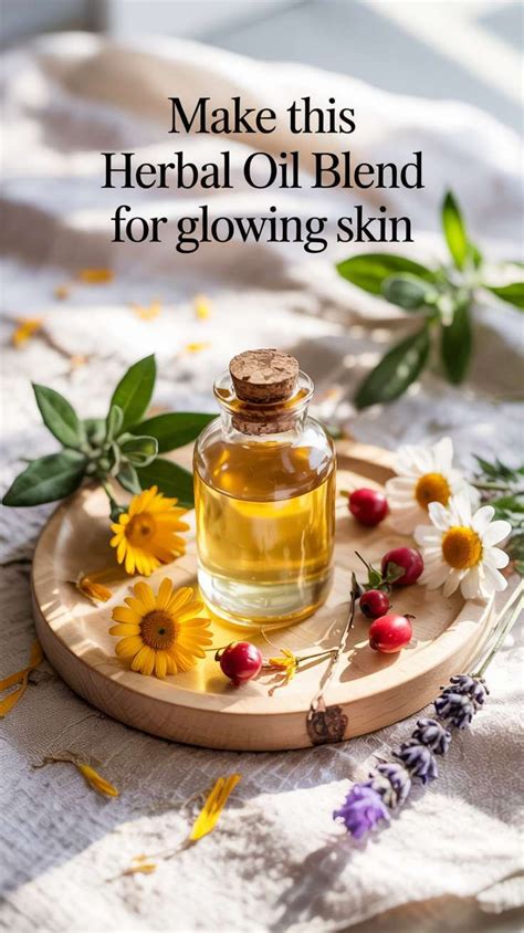 Make This Herbal Oil Blend For Glowing Skin In 2025 Herbal Oil