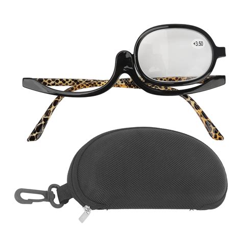 Magnifying Makeup Glasses Fashionable Flexible Flip Down Lens Cosmetic