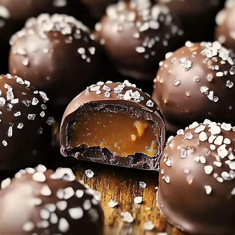 Salted Caramel Truffles Recipe Easy Homemade Chocolate Candy