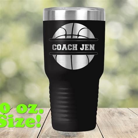 Basketball Coach Tumbler Etsy