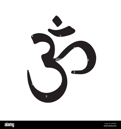 Vector Hand Drawn Doodle Sketch Om Sound Isolated On White Background