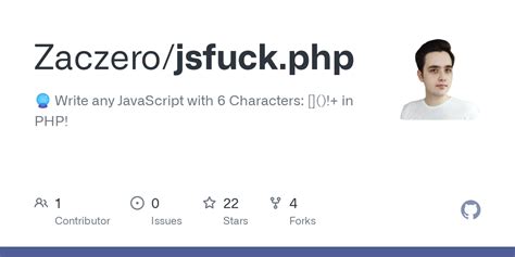 github zaczero jsfuck php 🔮 write any javascript with 6 characters [] in php