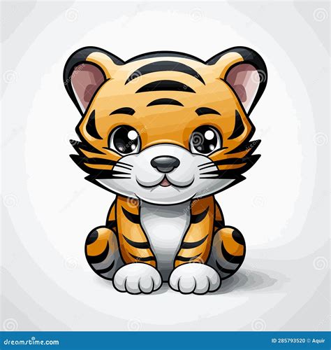 Jaguar Jaguar Hand Drawn Comic Illustration Cute Vector Doodle Style