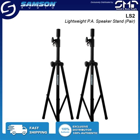 Samson LS2 Lightweight Speaker Stands PAIR Lazada PH