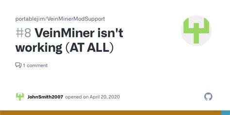 VeinMiner Isn T Working AT ALL Issue Portablejim
