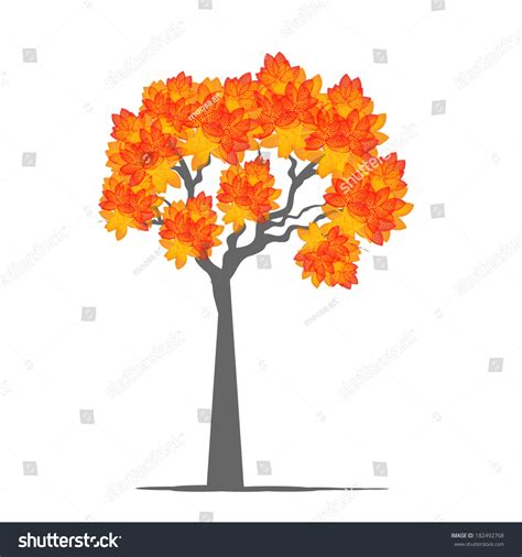 Tree Backgroundtemplate Stock Vector Royalty Free 182492768 Shutterstock