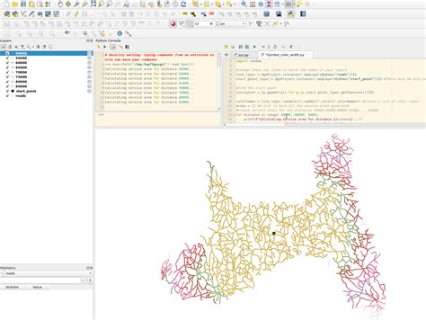 Shortest Path Finding Furthest Point From Origin Point Using Qgis