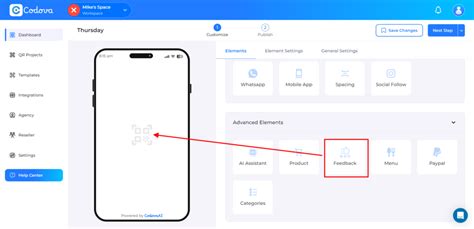 How To Use The Feedback Element Codova Support