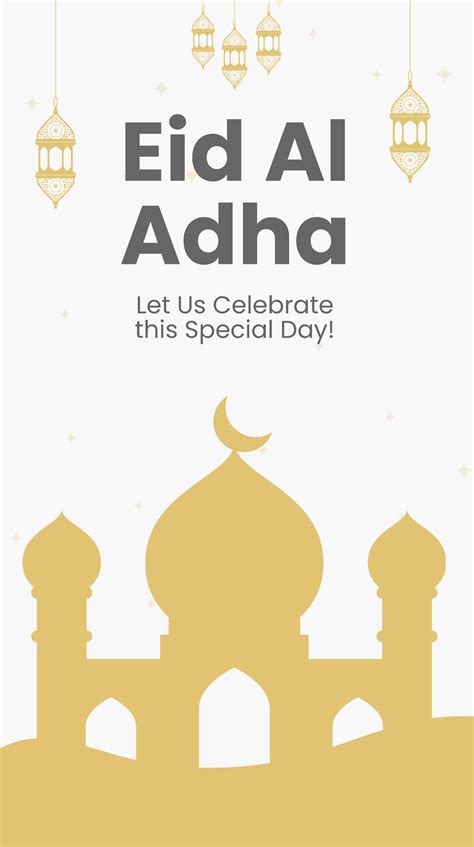 Free Eid Al Adha Celebration Instagram Story Template To Edit Online