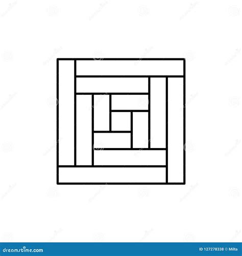 Free Printable Log Cabin Pattern Log Cabin Quilt Block Pattern