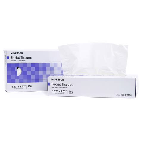 Mckesson 2 Ply Facial Tissues Soft Latex Free Multiple Sizes