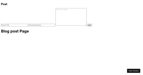 Fetch Activity Codesandbox