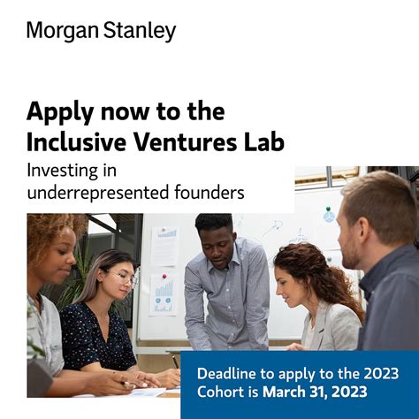Morgan Stanley On Linkedin Morgan Stanley Inclusive Ventures Lab