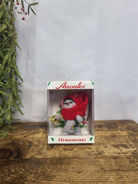 Vintage Annalee Mouse Christmas Ornament Etsy
