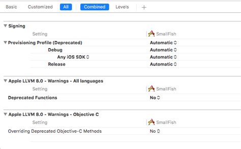 Ios Suppressing Deprecated Warnings In Xcode Stack Overflow
