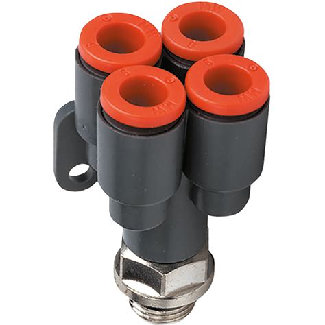 1 8bsp Inlet To 4 X 4mm Outlets Shepherd Hydraulics