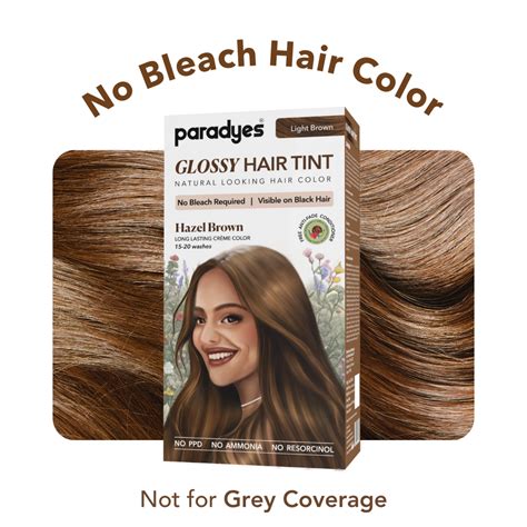 Buy Now Paradyes Hazel Brown Hair Tint Glossy Natural Look No