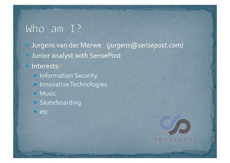 A New Look Into Web Application Reconnaissance Ppt