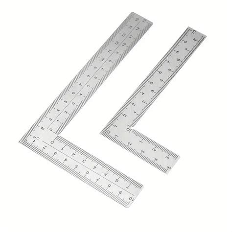 Mini Square Ruler Measuring Layout Tool Stainless Steel Temu