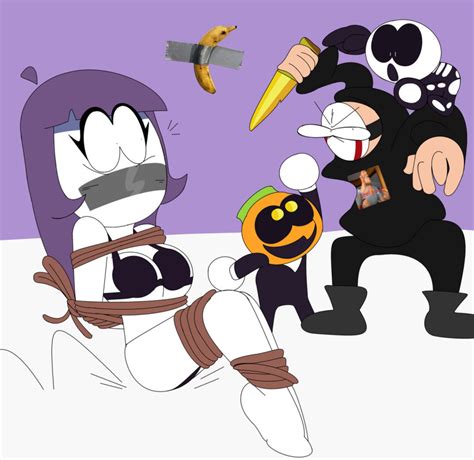 Rule 34 Banan Banana Bondage Damsel In Distress Hopping Lila Spooky