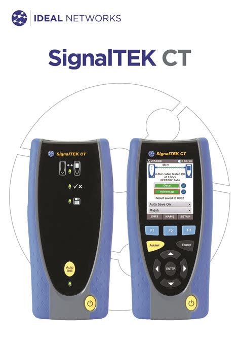 Handleiding Ideal Networks Signaltek Ct Pagina 1 Van 74 Duits Engels Frans Italiaans