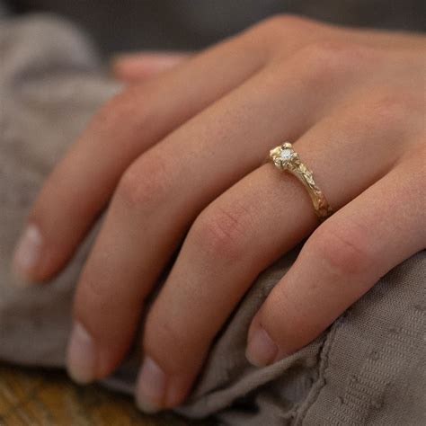 Trine Wilkens Twig Twinkle Ring Guld Køb Dit Smykke Her