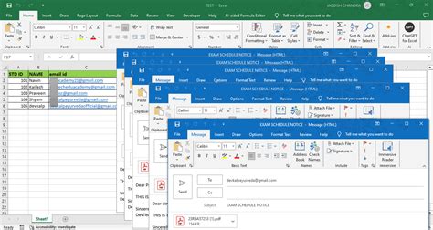 Send Bulk Emails Instantly In 1 Click Using Excel