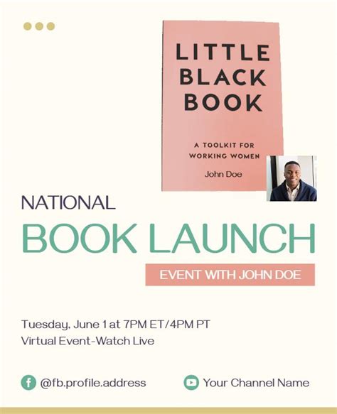 Book Launch Flyer Templates Quick And Easy Flyer Design Ideas