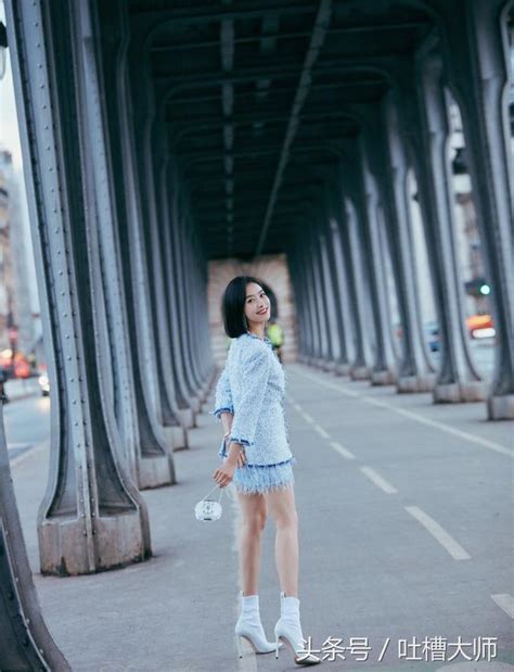 宋茜在巴黎，大秀美腿，少女心暴崩！ 每日頭條