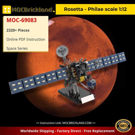 Rosetta Philae Scale 112 Space Moc 69083 By Supervoss With 2320