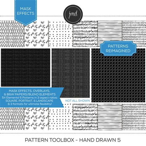 Pattern Toolbox Hand Drawn 5 Digital Art
