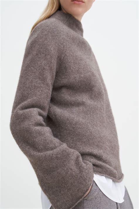 Wool Yak Sweater Driftwood Filippa K