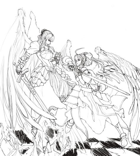 Firstterro Artoria Pendragon Fate Saber Fate Saber Alter Saber Alter Second Ascension