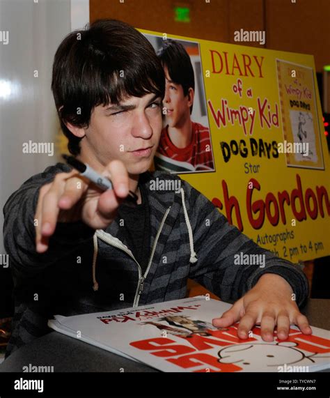 Actor Zachary Gordon Signs Autographs To Promote His Upcoming Movie