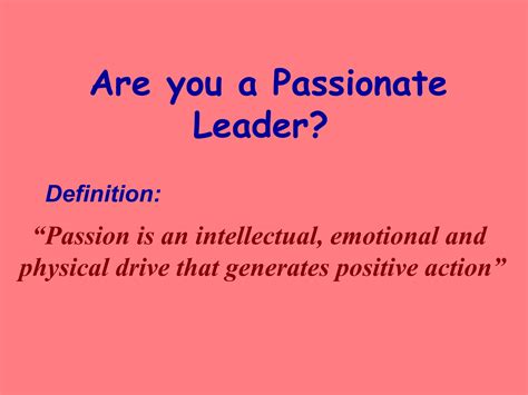 Passion Ppt