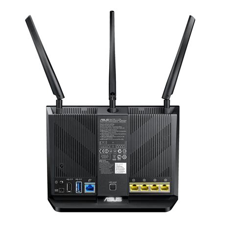Asus Dsl Ac68u Dual Band Wireless Ac1900 Vdsladsl2 Gigabit Modem Router Wootware