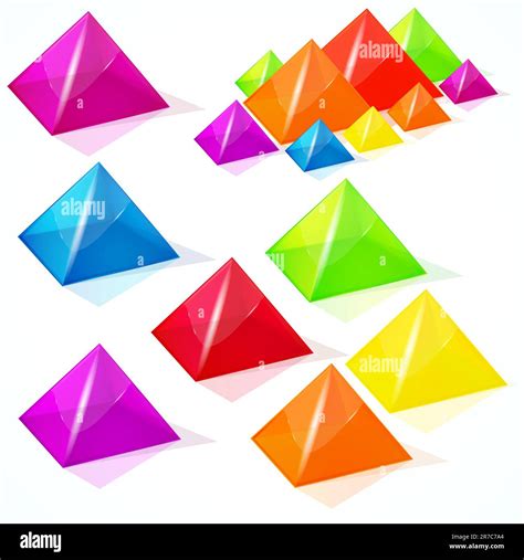 Abstract Vector Pyramids Stock Vector Image And Art Alamy