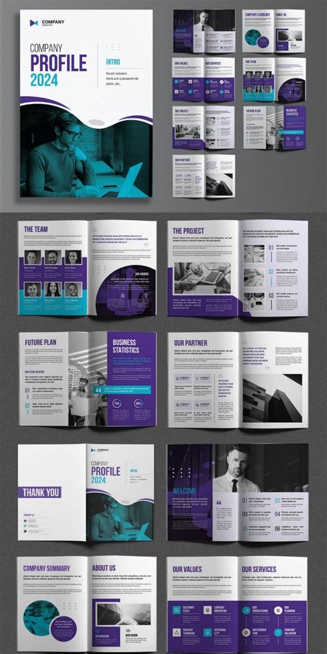 Company Profile Layout Company Profile Company Profile Design