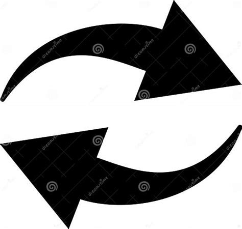 Rotating Arrows Creating A Continuous Circular Motion Symbolizing